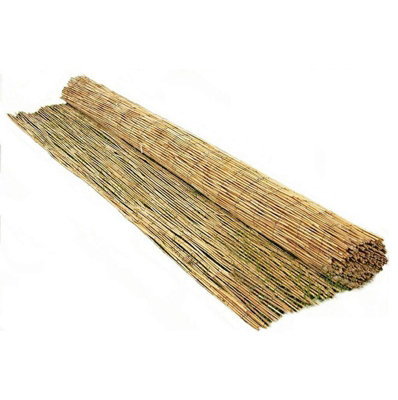 Wadan 1m x 4m Natural Reed Screen - Reed Fence Screening Roll for ...