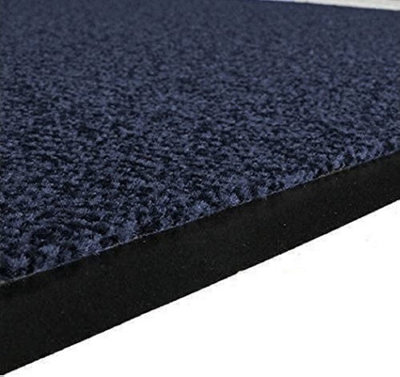 Wadan Blue 120x180 cm Door Mat, Heavy Duty Washable Non-slip Rubber ...