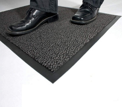 Wadan Grey 60x120 cm Door Mat - Heavy Duty Washable Non-slip Rubber ...