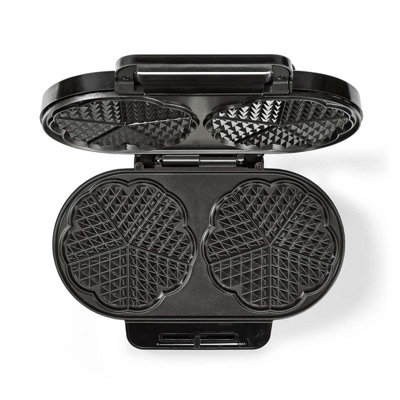 Waffle Maker Iron, Double Heart Shape Waffle Machine with Non Stick ...