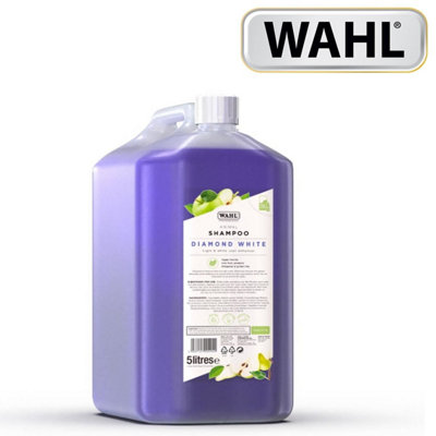 Wahl Animal Shampoo Diamond White 5 Litres Enhanced Brightening Formula