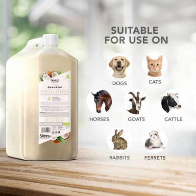 Wahl Animal Shampoo Oatmeal 5 Litres Enhanced Brightening Formula
