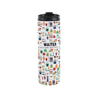 Waiter Travel Mug - Novelty Dinner Service Hospitality Gift - Stainless ...