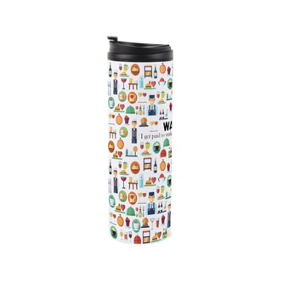 Waiter Travel Mug - Novelty Dinner Service Hospitality Gift - Stainless ...