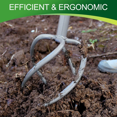 Walensee Long Handle Manual Garden Cultivator & Twist Tiller for Soil ...