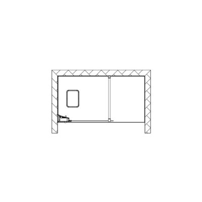 Walk In Shower Enclosure + Built in Storage Unit, Black Finish + Glass ...