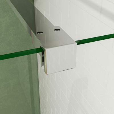 Walk In Wet Room Shower Screen optional Flipper Enclosure NANO Easy ...