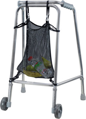 Walking Frame Net Storage Bag Pouch for Zimmer Frames or Walkers