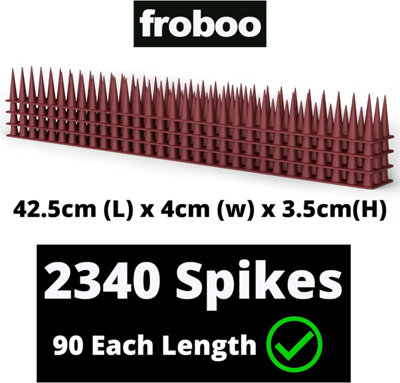 Wall and Fence Spikes Deterrent. Stop Birds, Pigeons and Cats Sitting ...