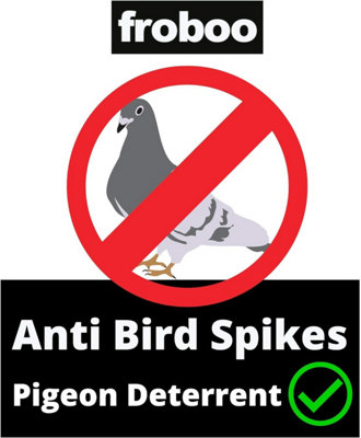 Wall and Fence Spikes Deterrent. Stop Birds, Pigeons and Cats Sitting ...