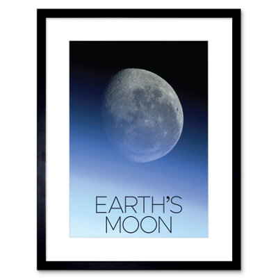 Wall Art Print NASA Our Solar System Earth's Atmosphere Moon Image ISS ...
