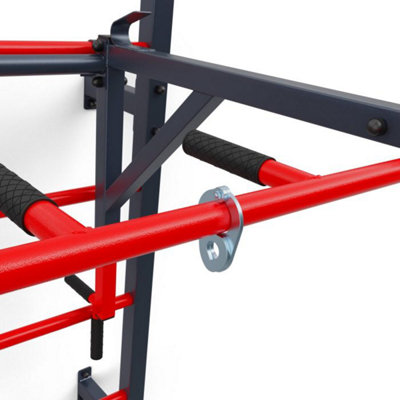 Wall Bars With Pull Up Dip Bar Training Set Indoor Outdoor K-SPORT