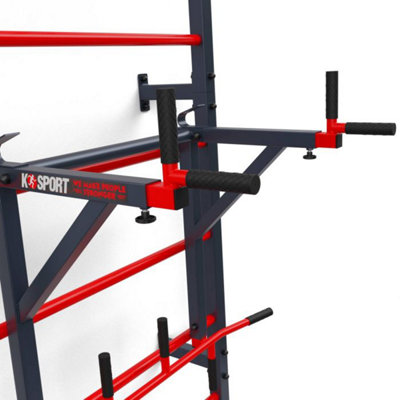 Wall Bars With Pull Up Dip Bar Training Set Indoor Outdoor K-SPORT