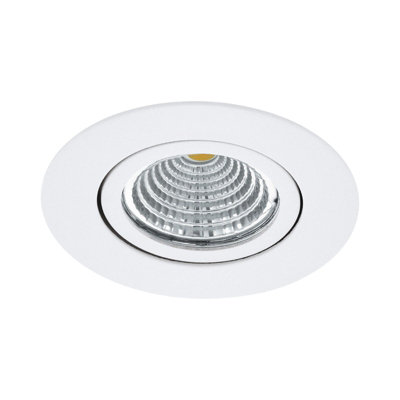 Wall / Ceiling Flush Downlight White Recess Spotlight 6W Built in LED ...