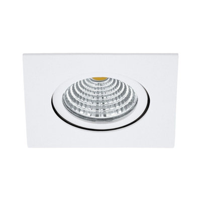 Wall & Ceiling Flush Downlight White Recess Spotlight 6W Built in LED
