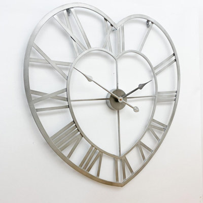 Wall Clock - L2 x W70 x H70 cm - White | DIY at B&Q