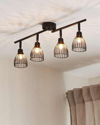 Wall Lamp Ceiling Lamp GOLOK Metal Black
