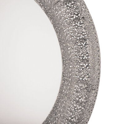 Wall Mirror CHANNAY 80 cm 80 cm Metal Silver