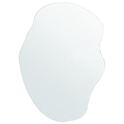 Wall Mirror FALAISE 50 cm 70 cm Silver