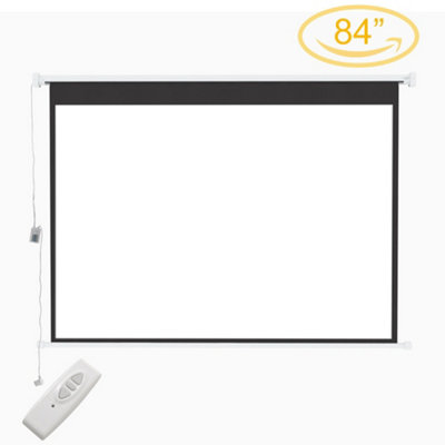 Wall Mount Motorized Electric Projector Screen for Home Theater Movie ...