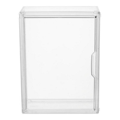 Wall Mount Plastic Transparent Box 3-Tier Storage Display Case