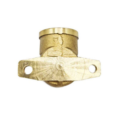 Wall Mounted Brass Elbow Pipe Fitting Connection Back Plate Backplate ...