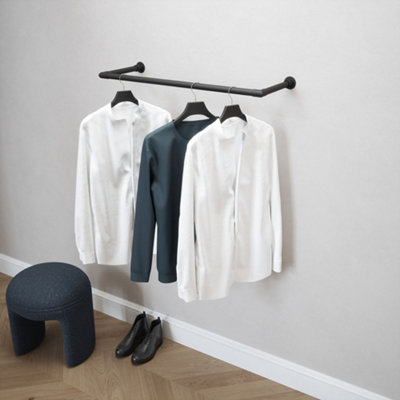 Wall Mounted Clothes Rail 750mm