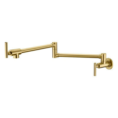 Wall mounted faucet in heavy duty stainless steel with double ...
