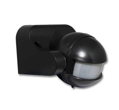 Wall Mounted PIR Occupancy Sensor - Black