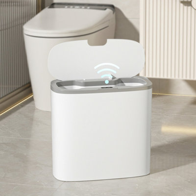 Wall-mounted Smart Sensor Waterproof Trash Can Kitchen Bin Recycling ...