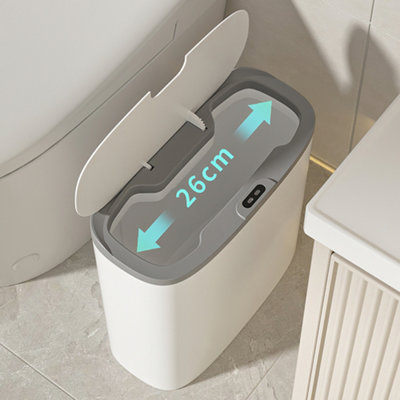 Wall-mounted Smart Sensor Waterproof Trash Can Kitchen Bin Recycling ...