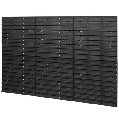 WALL MOUNTED TOOL PEG BOARD SET GARAGE STORAGE BINS WORKSHOP RACK SHED ...