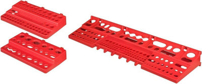 WALL MOUNTED TOOL PEG BOARD SET GARAGE STORAGE BINS WORKSHOP RACK SHED ...