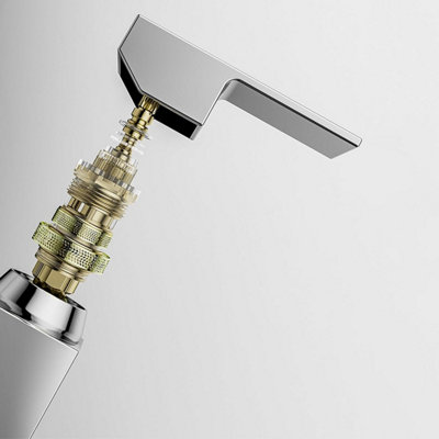 Wall Mounted Waterfall Bathroom Faucet,Waterfall Single Handle Mixer ...