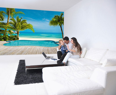 Wall Mural Big Wallpaper Decoration Multicoloured | DIY at B&Q