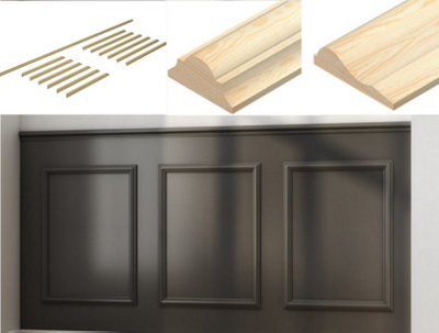 WALL PANEL KIT (3x boxes plus dado rail ) inc delivery