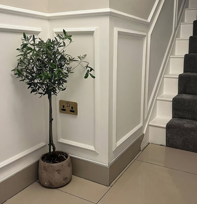 Wall Panelling bead (Astragal) Pine 34mm(W) x 15mm(T) x 3300mm(L) 4 ...