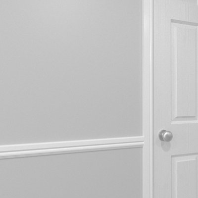 Wall Panels World 324 MDF Dado Rail - 60mm x 18mm x 4200mm, Primed ...