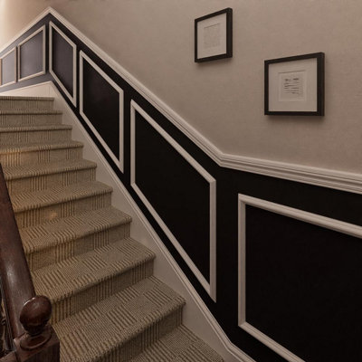 Wall Panels World Astragal Maxi MDF Wall Panel Moulding - 40mm x 25mm x ...