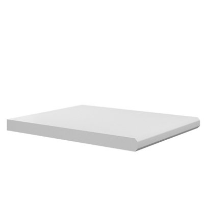 Wall Panels World MDF Shelf Board (Double Chamfered Edge), 220mm x 25mm ...