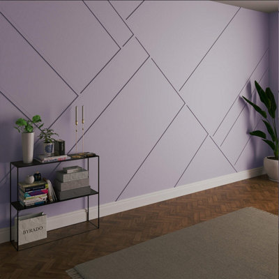 Wall Panels World MDF Wall Panelling Strips, 95mm x 6mm x 2440mm Primed ...