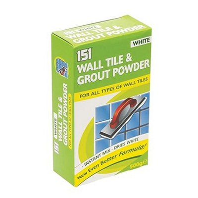 Wall Tile & Grout Powder - Super White 500g