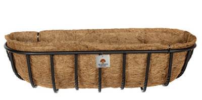 Wall Trough Basket Planter Window BoxMetal Heavy Duty 600mm wide