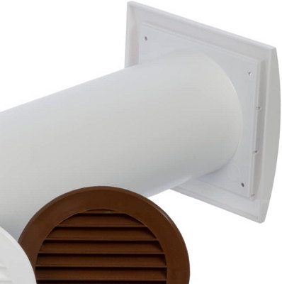 Wall Ventilation Set 125mm / 5" Tumble Dryer Vent Kit, Passive ...
