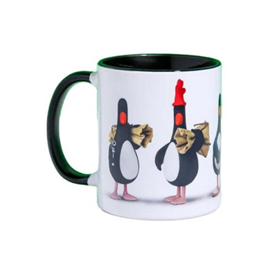 Wallace and Gromit Line Up Feathers McGraw Mug White/Off White (One Size)