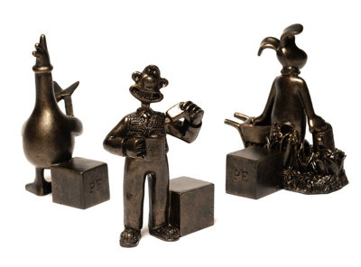 Wallace and Gromit Plant Pot Feet - Wallace, Gromit and Feathers McGraw ...
