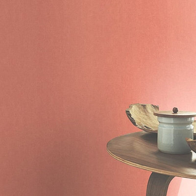 salmon colored wallpaper