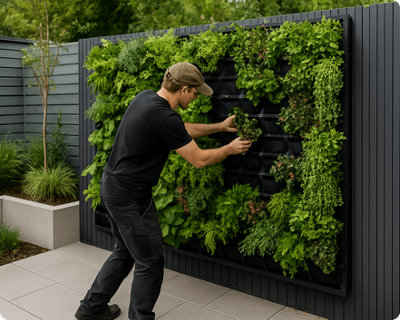 Wallpods Modular Living Wall System