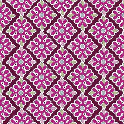 Wallpops 4 x Large Self-Adhesive Geometric Floral Square Wall Stickers ...