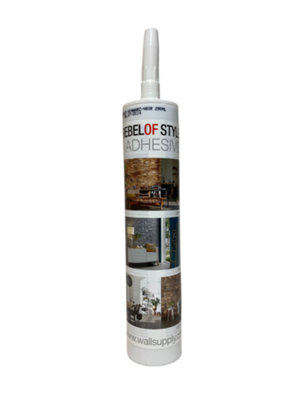 Wallsupply Polymer Grab Adhesive Glue Black 290ml Cartridge - Interior use